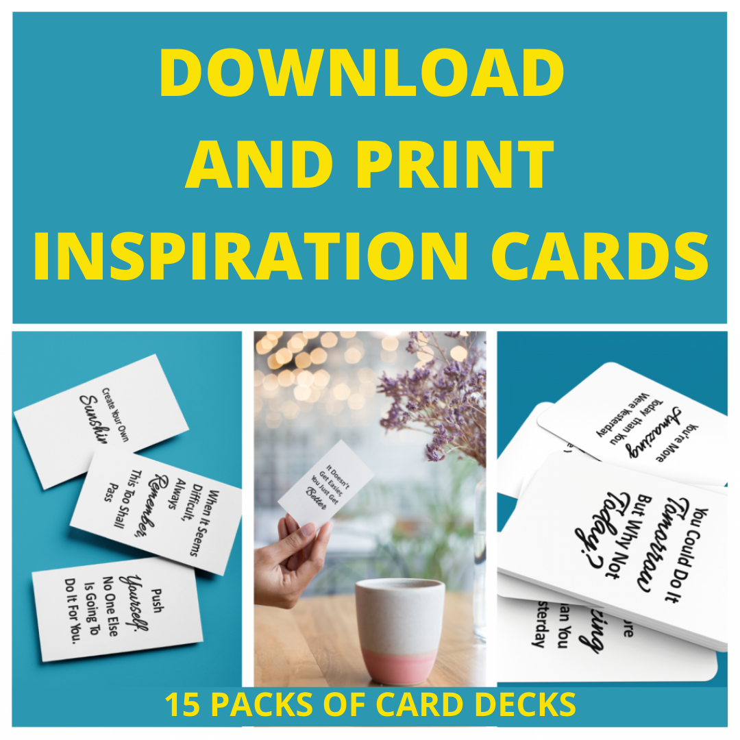 CUSTOMIZABLE INSPIRATIONAL CARD DECKS - Life Changing Knowledge